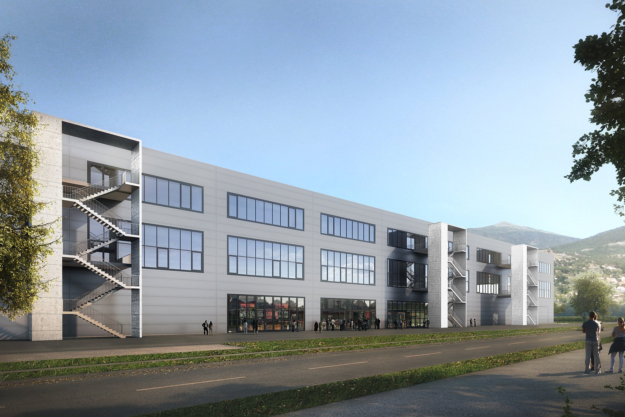 «Easy Corner», Modular industrial building | Itten+Brechbühl AG