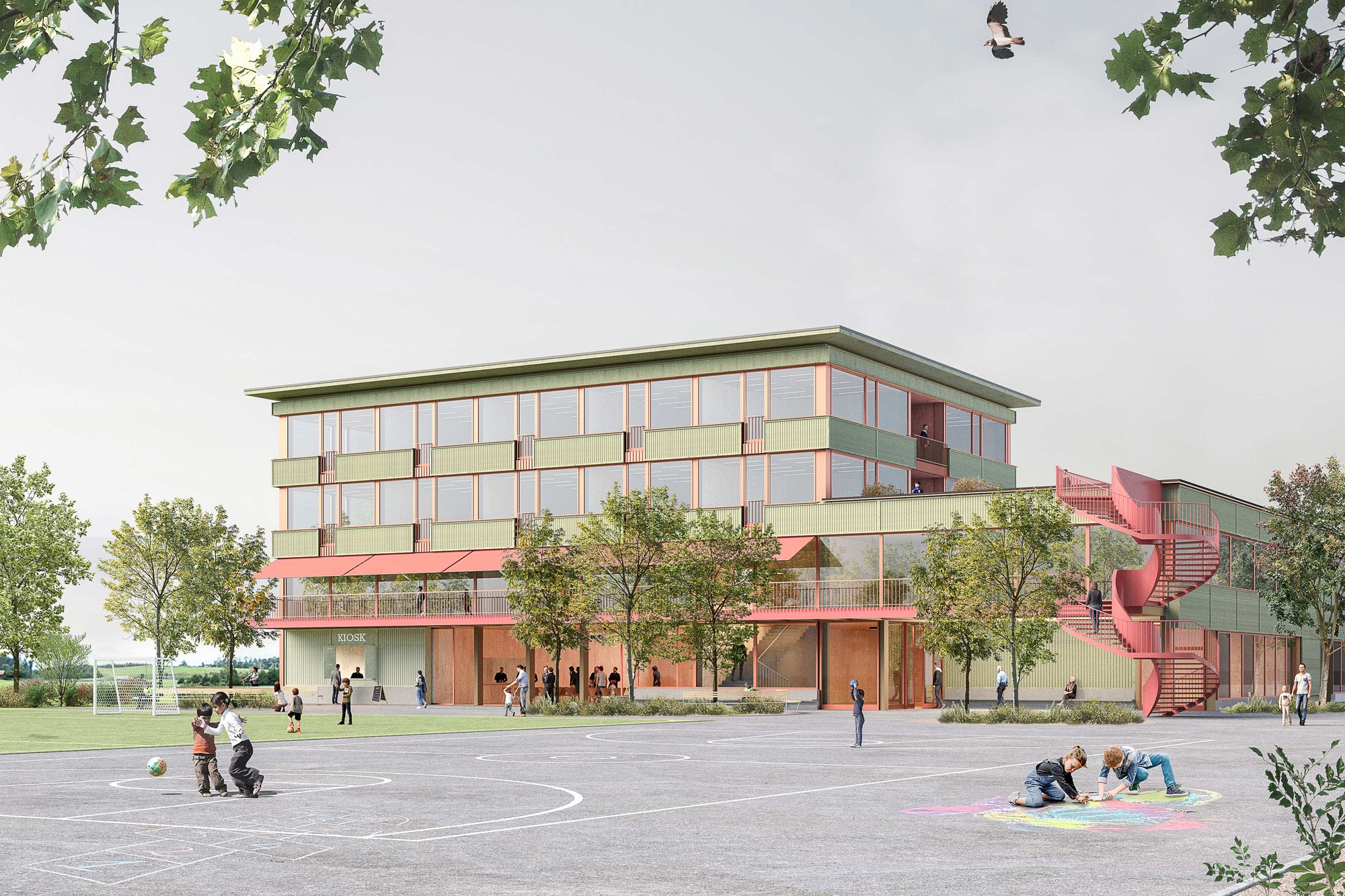 2e prix au concours pour l’extension du complexe scolaire de Hagendorn ...