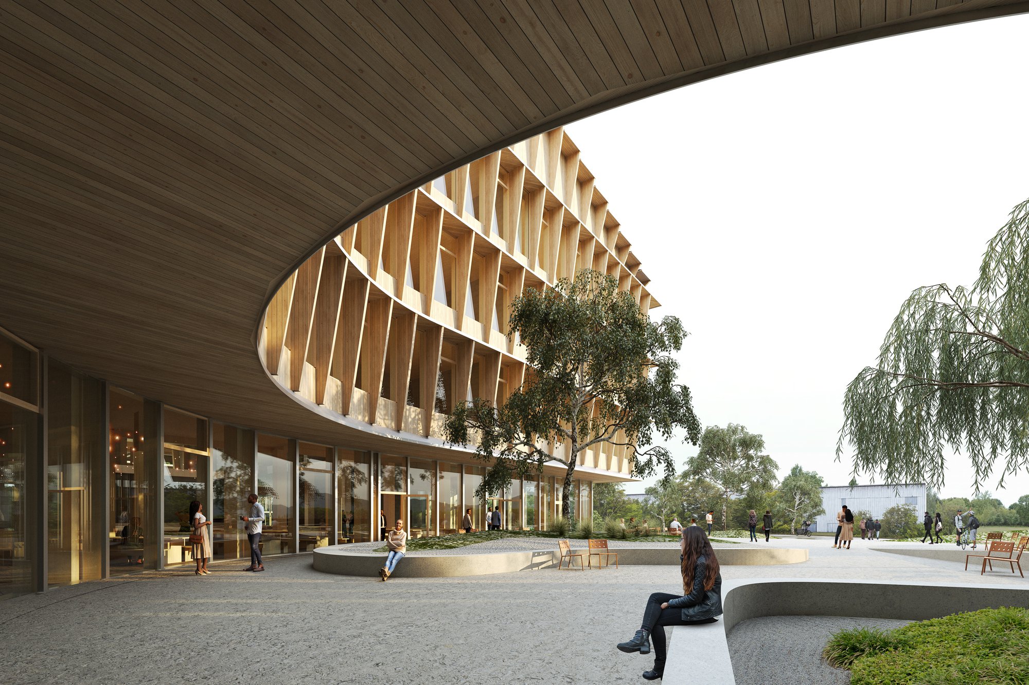 New Ecotope Campus of the Swiss Federal Polytechnic Institute Lausanne ...