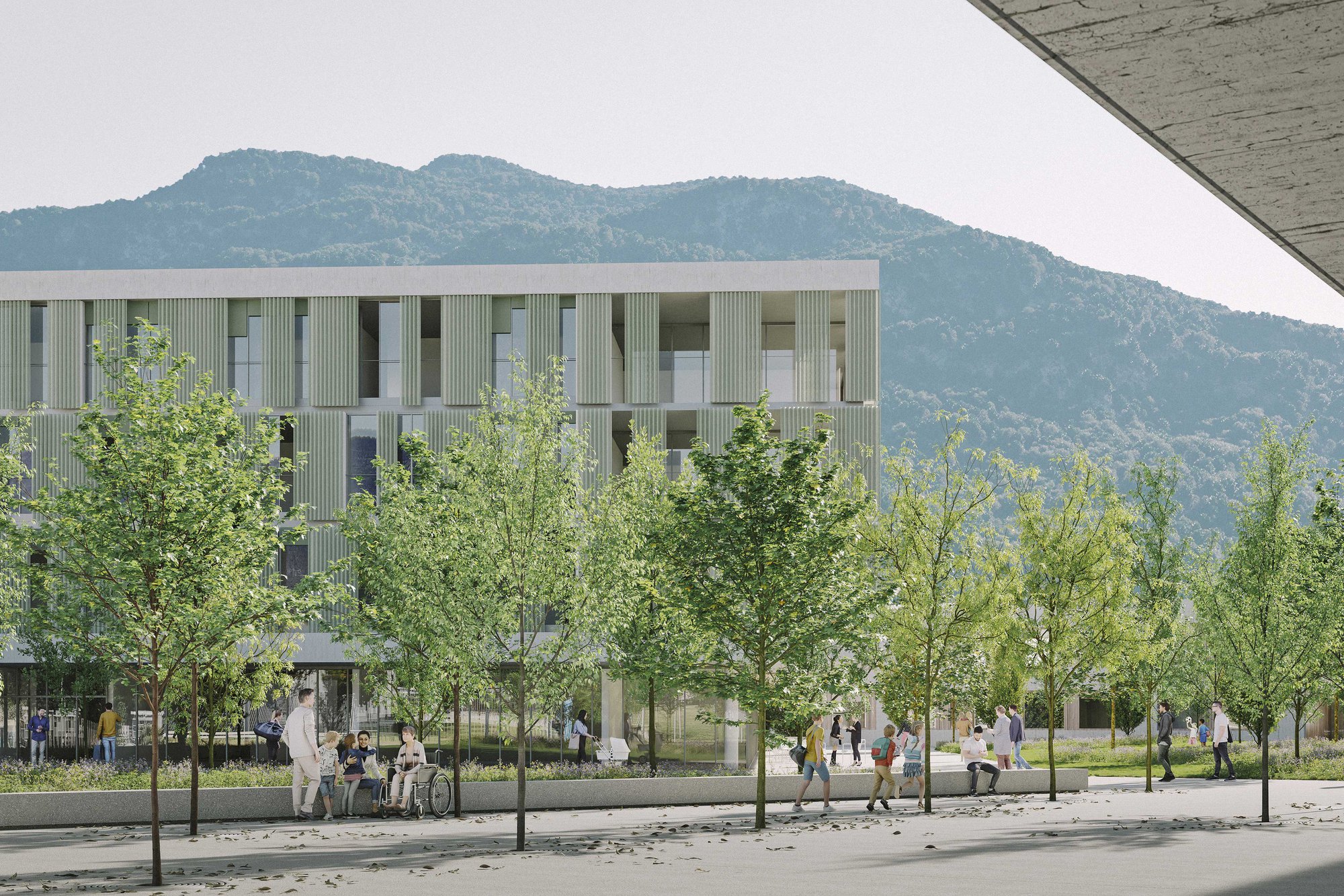 Competition of the new elderly home in Biasca | Itten+Brechbühl AG
