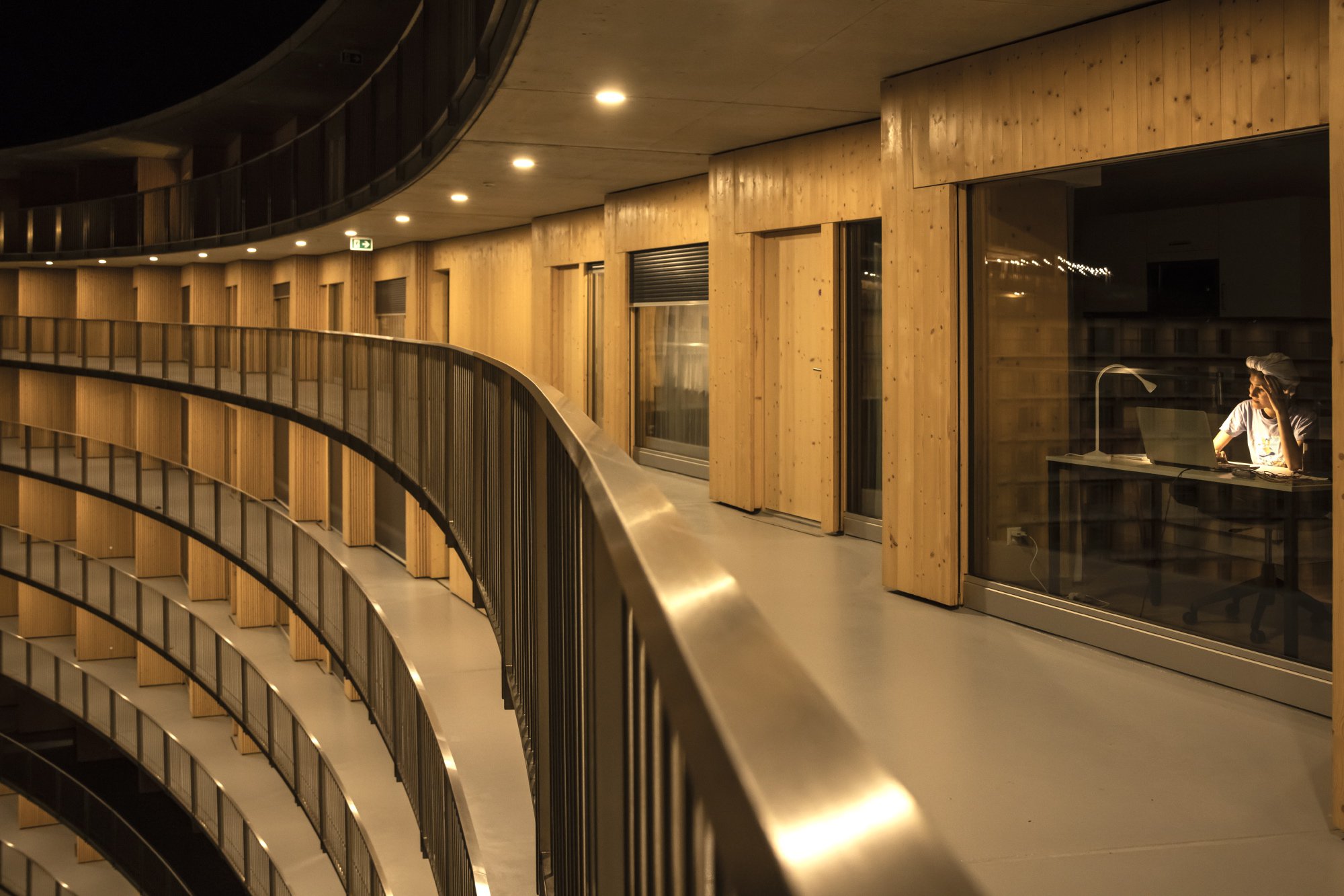 Vortex, un nouveau bâtiment de logements étudiants | Itten+Brechbühl AG