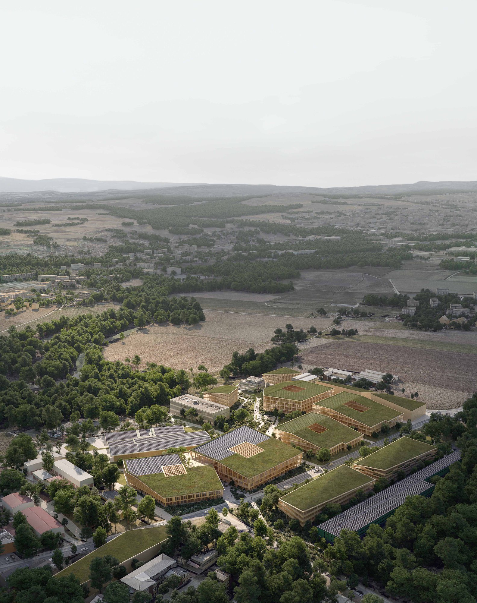 New Ecotope Campus of the Swiss Federal Polytechnic Institute Lausanne ...