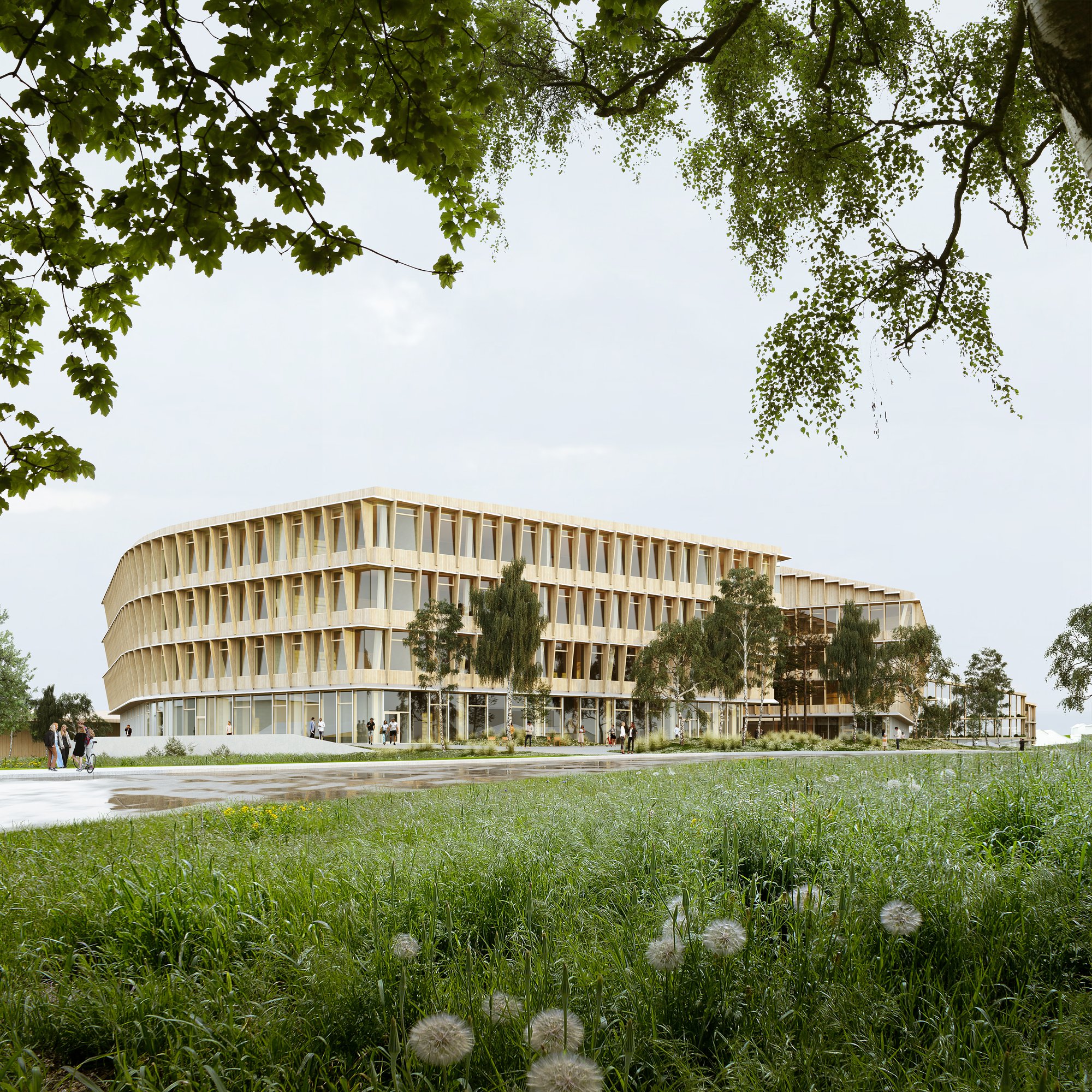 New Ecotope Campus of the Swiss Federal Polytechnic Institute Lausanne ...