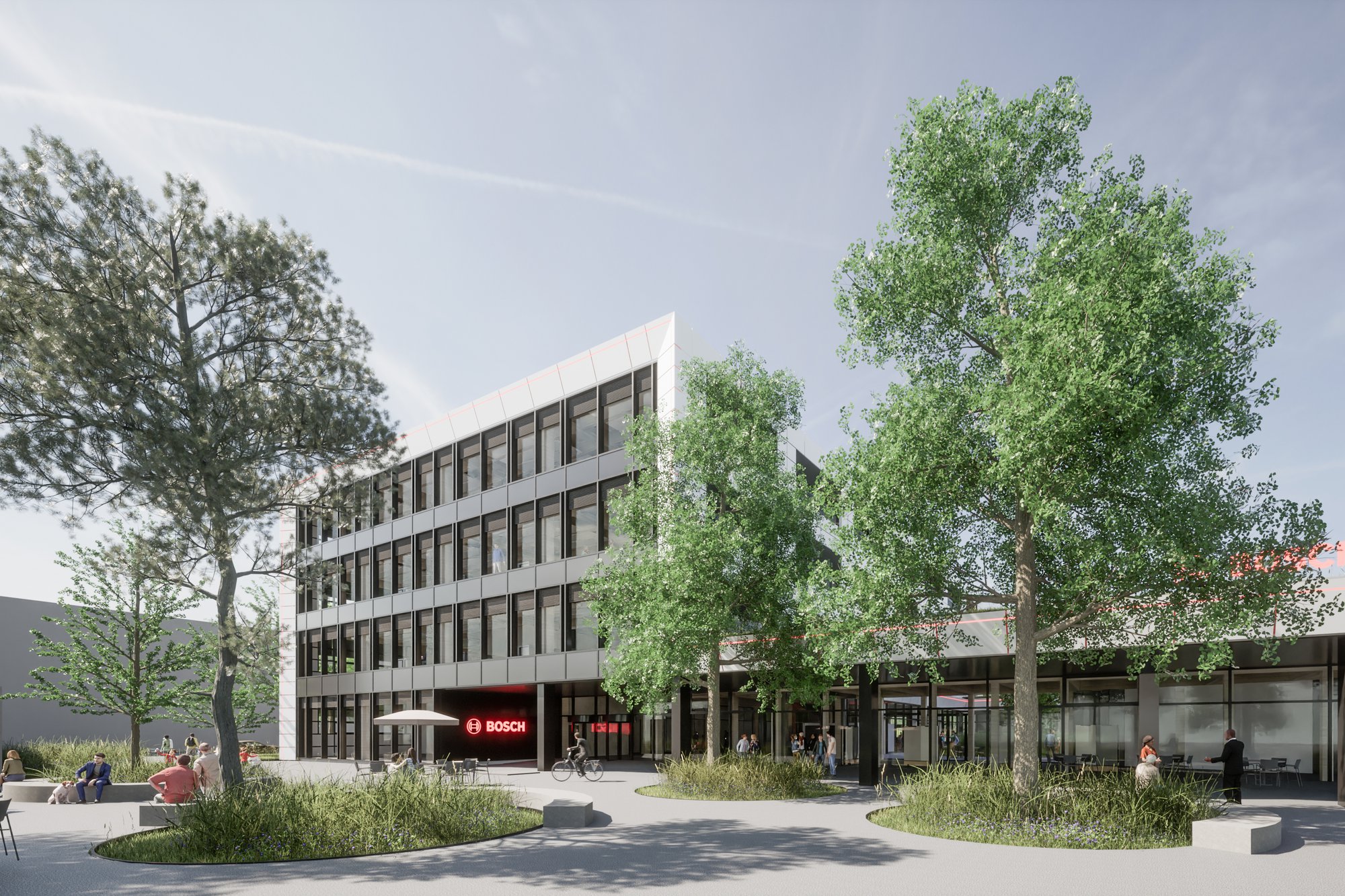 New administrative building for Bosch headquarters | Itten+Brechbühl AG