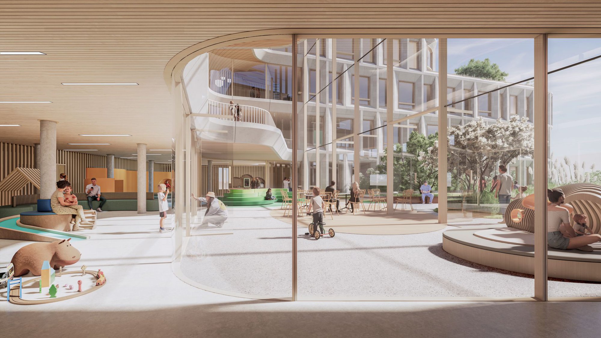 3XN and IB win 4th prize in the competition for the children's hospital ...