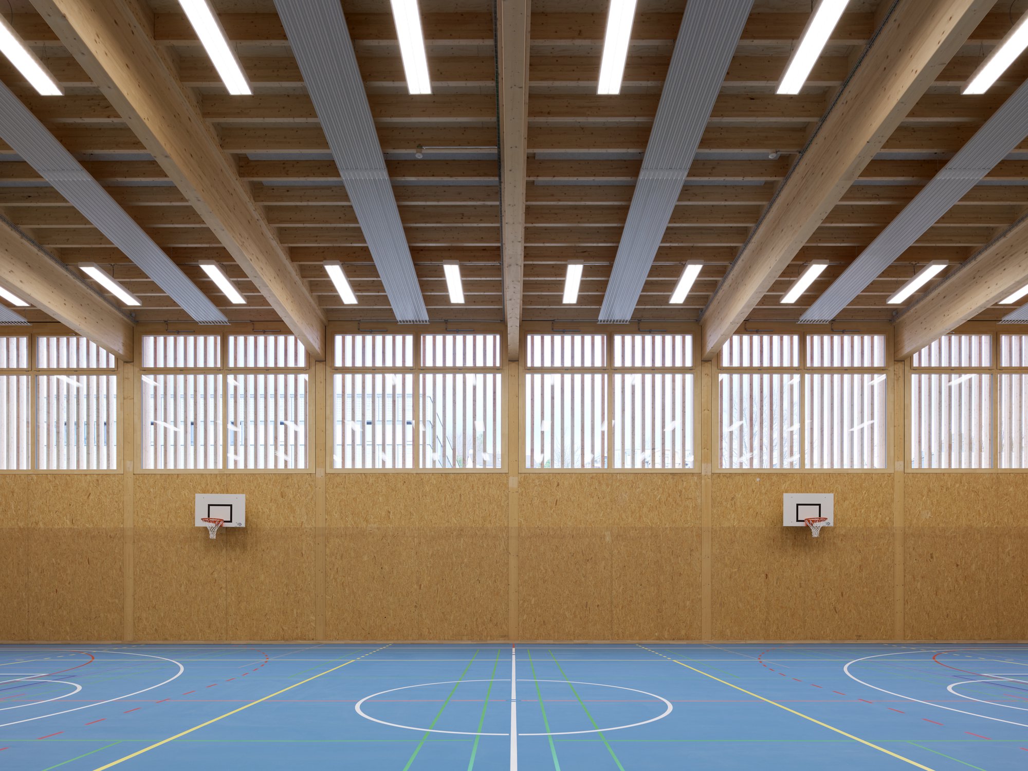 Temporary Sports Hall Gloriarank | Itten+Brechbühl AG