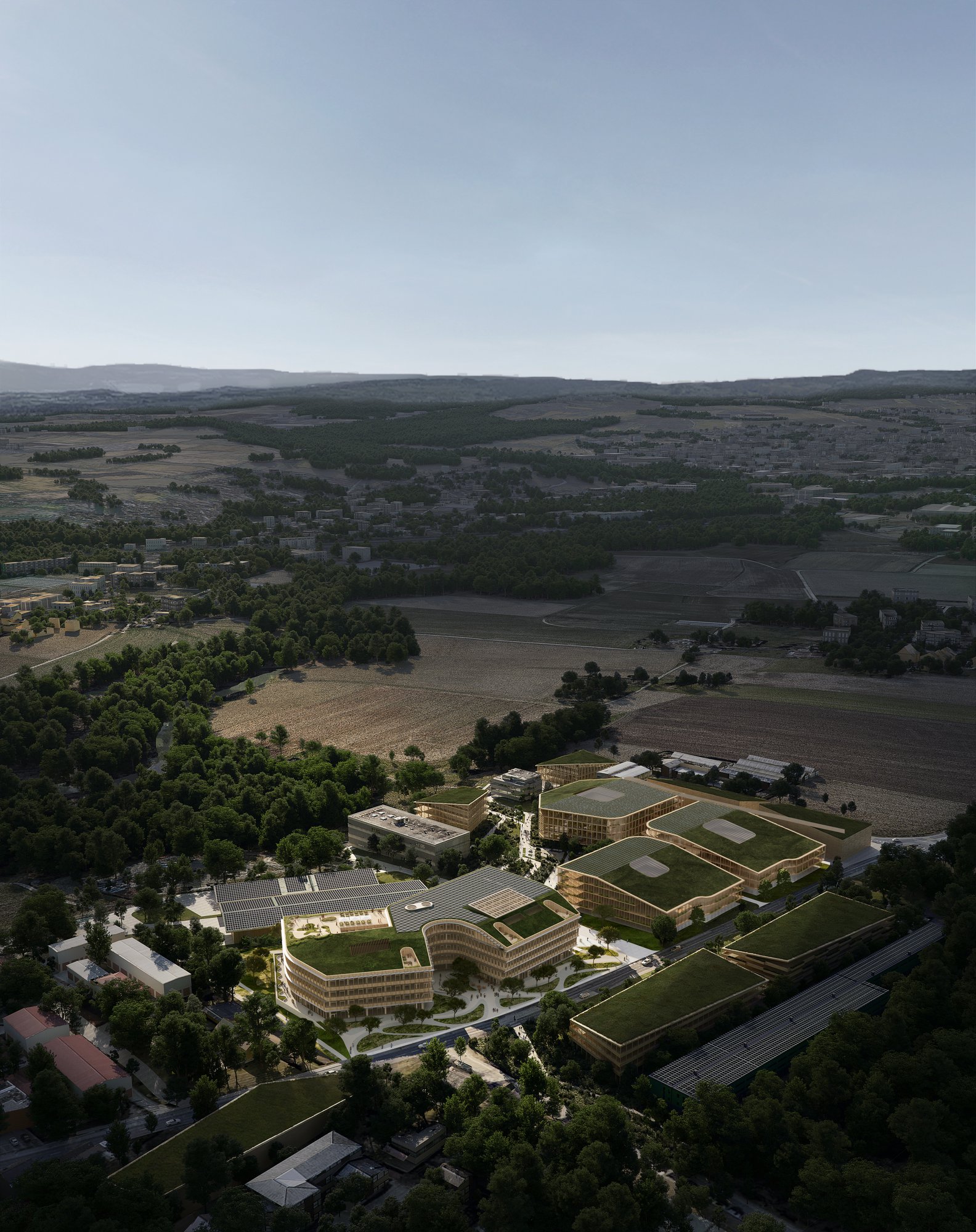 New Ecotope Campus of the Swiss Federal Polytechnic Institute Lausanne ...