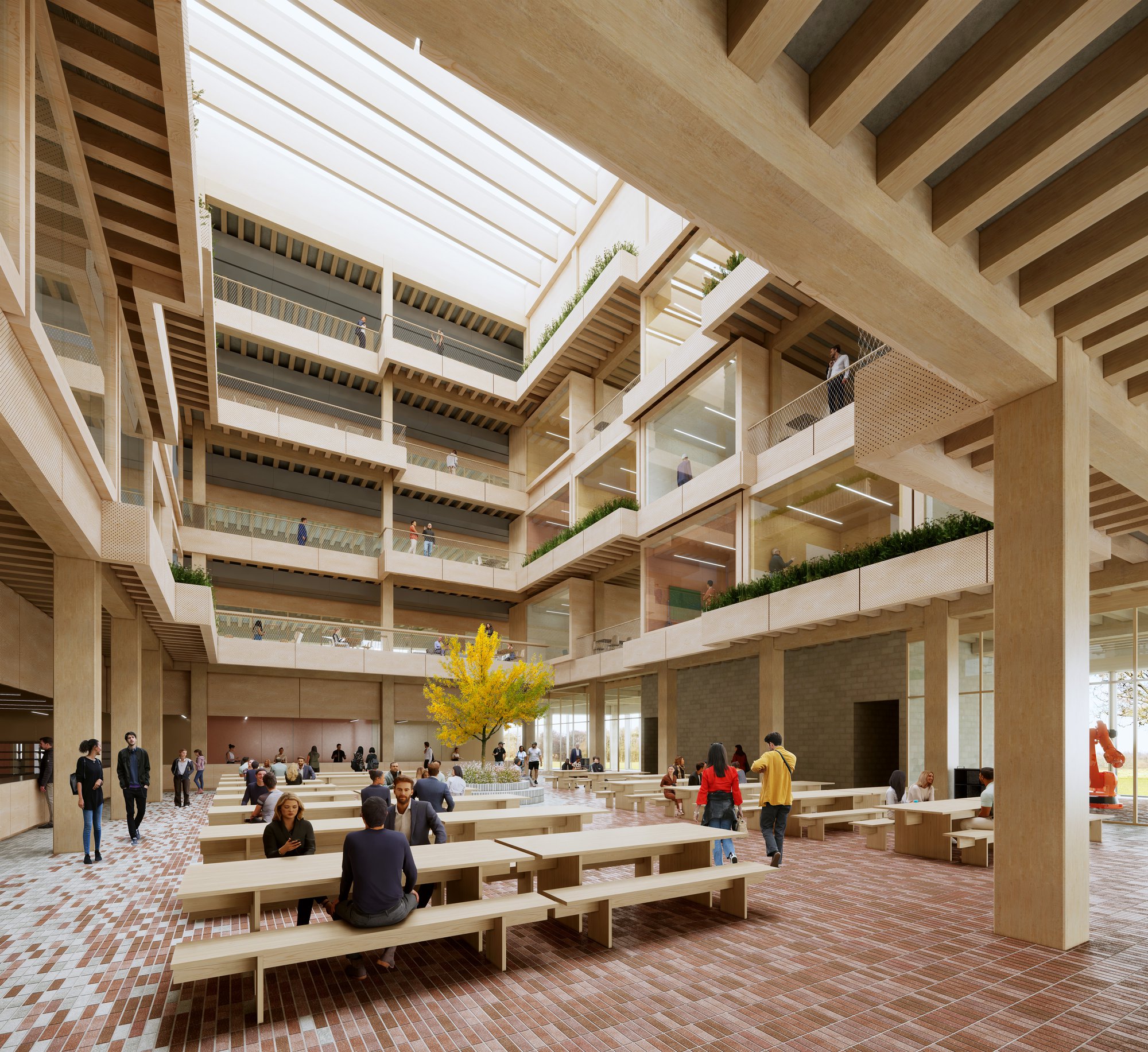 New Ecotope Campus of the Swiss Federal Polytechnic Institute Lausanne ...