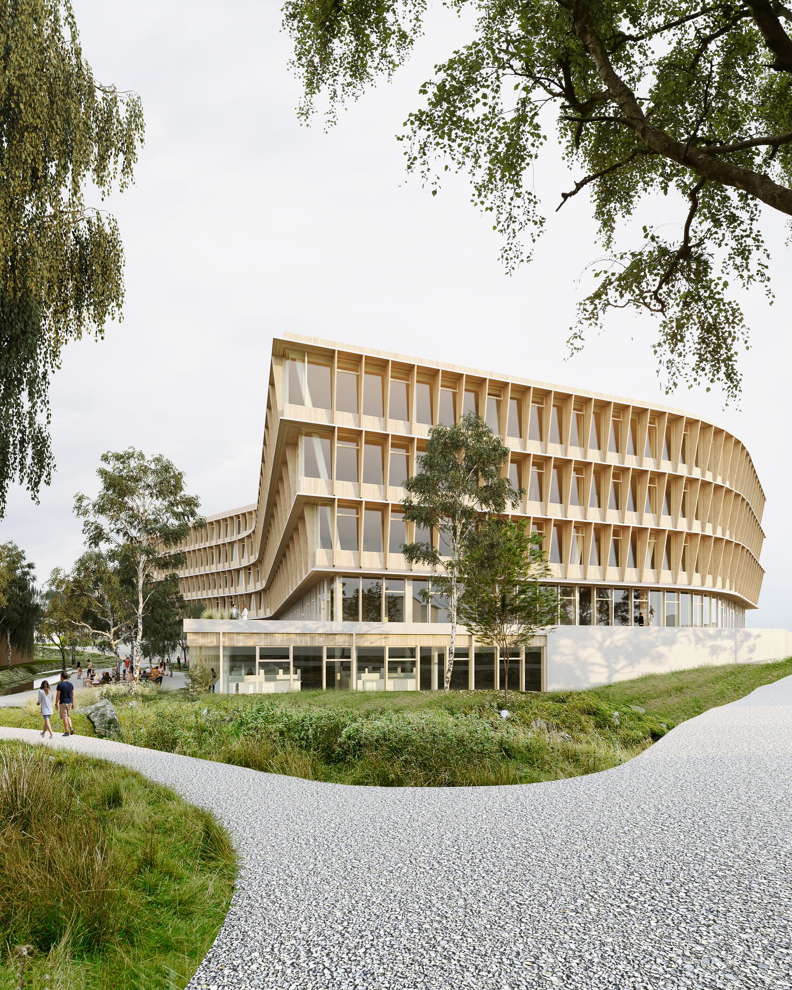 New Ecotope Campus of the Swiss Federal Polytechnic Institute Lausanne ...