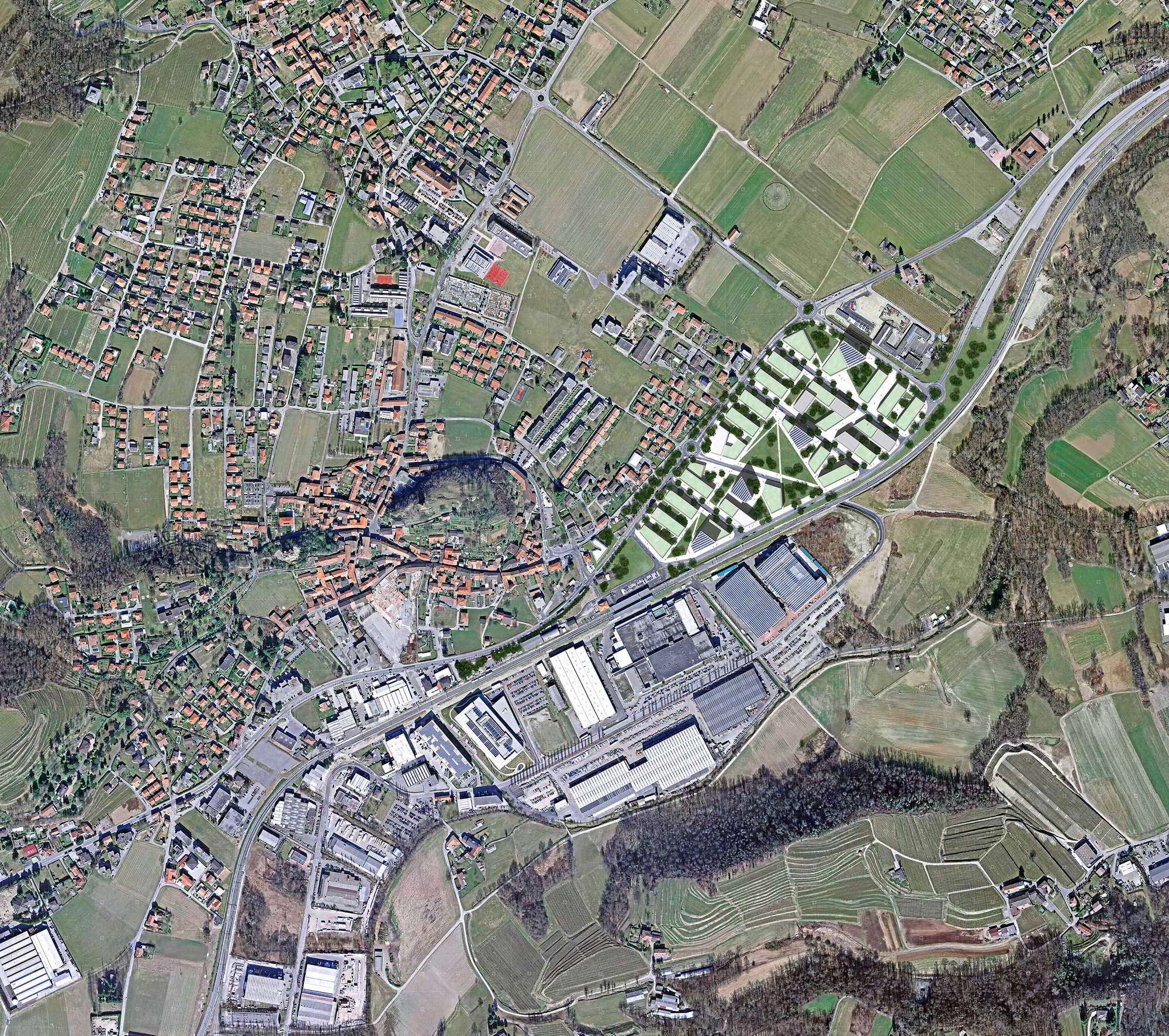 New masterplan for Stabio | Itten+Brechbühl AG