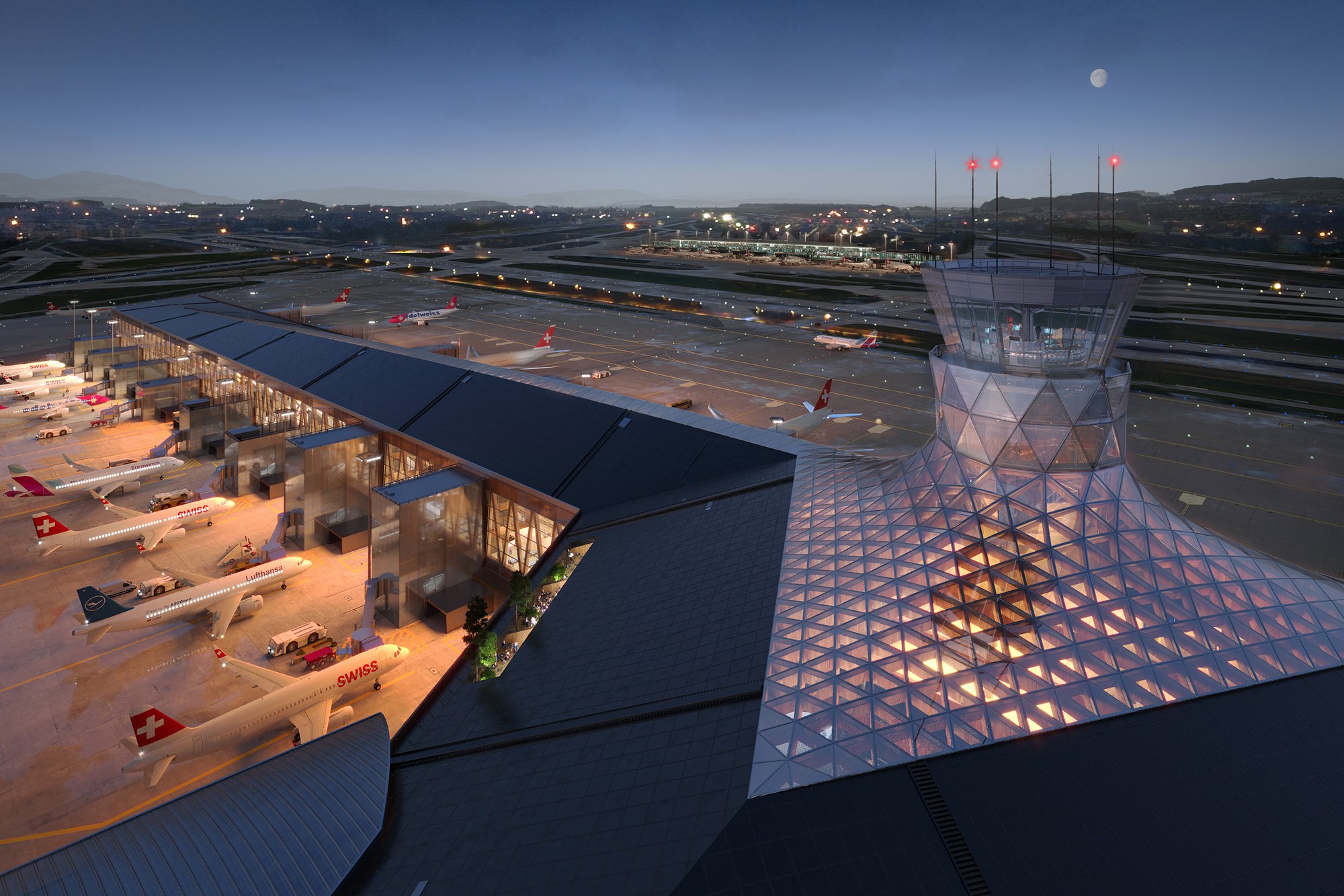 Dock A, Zurich Airport | Itten+Brechbühl AG